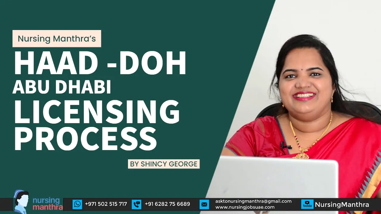 how to get HAAD License|DOH Licensing Process|Department of Health Abu Dhabi - Nursing Manthra